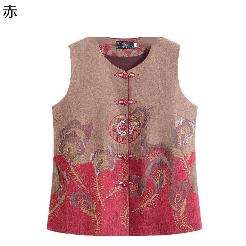 　　　 ◆◇◆人気の秘密◆◇◆ 繊細な花柄：繊細で美しい花柄が施されたレディース高齢者チョッキです。高齢の方々にぴったりの、上品でおしゃれなデザインで、年齢を感じさせない若々しい雰囲気を与えます。ゆったりとしたカジュアルなフィット感で、どん...