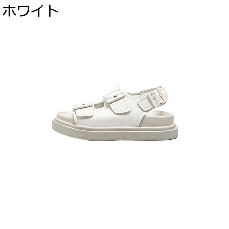 　　　 ◆◇◆人気の秘密◆◇◆ 【ヒールの高さ】4.2cm、メイン素材: レザー 【夏の定番】大人気、程よく厚底のソールのレディースサンダルが登場！今夏にオススメなファションサンダル。 【調節可能なアンクルベルト】段階調節可能なアンクルベル...