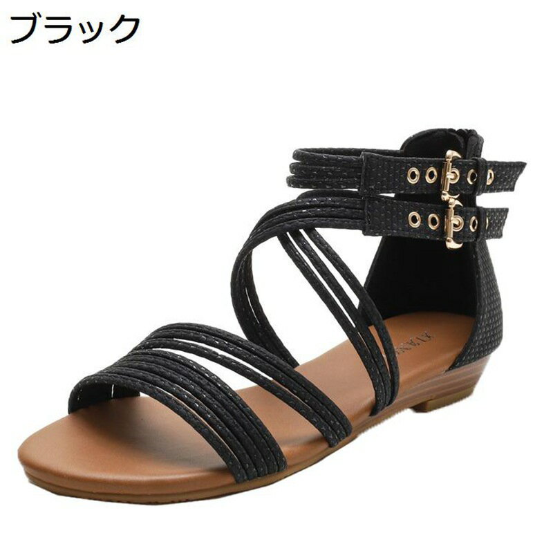 　　　 ◆◇◆人気の秘密◆◇◆ 【ストラップ】ストラップ部分も非常に柔らかい素材で出来ているため、足が痛くなる心配がありません。海水浴やキャンプ、ちょっとした外出でも大活躍。 【デザイン】甲でクロスするデザインは脚を長くきれいに見せてくれま...