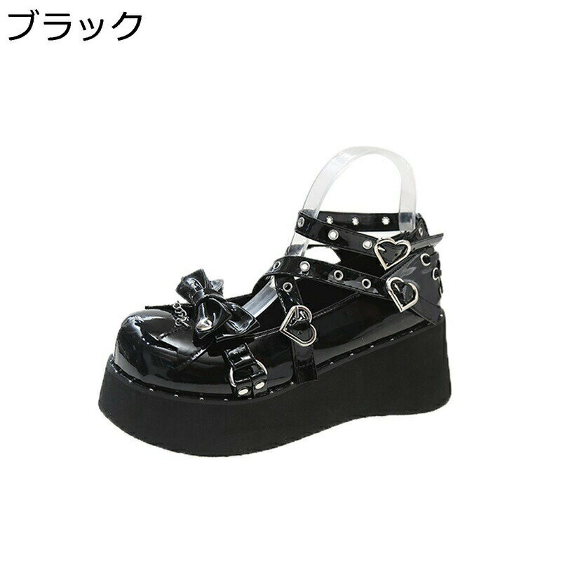 　　　 ◆◇◆人気の秘密◆◇◆ a【可愛い】蝶結びがあるデザインで毎日のオシャレを楽しくしてくれます。ロリータファッションやコスプレ、普段使いにも。リボンがついているので、可愛さを兼ね備えたメイド靴。 a【PUレザー】靴に良く使われるPU合...