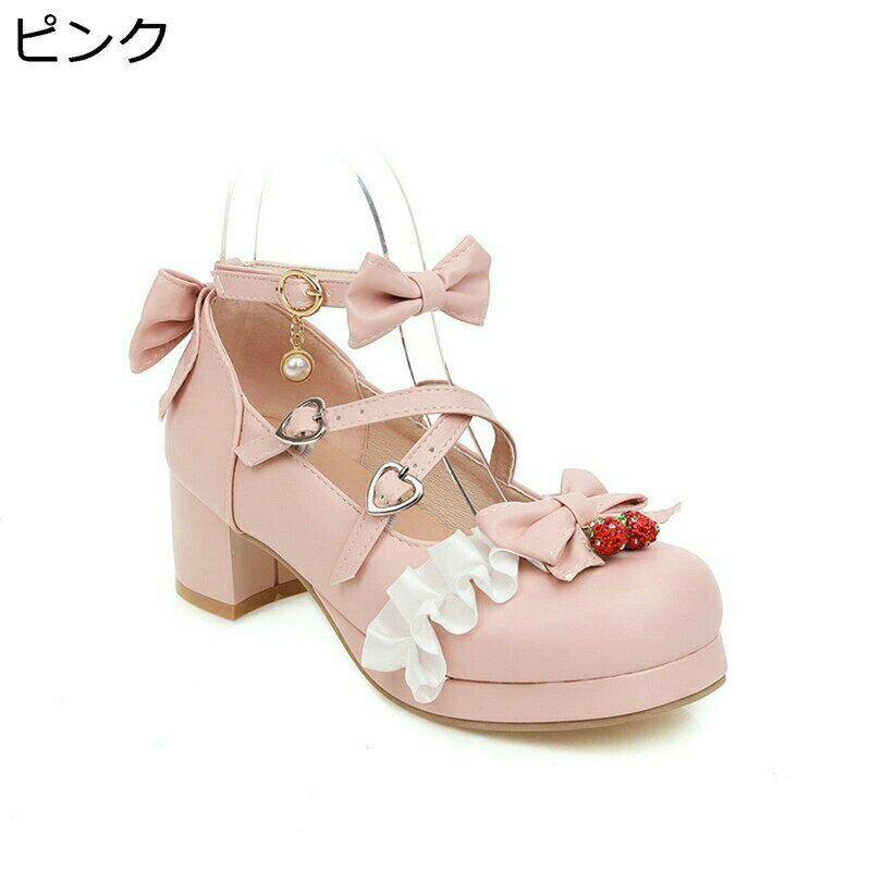 　　　 ◆◇◆人気の秘密◆◇◆ 【クロスストラップ】特別なクロスストラップとレースのデザインは、靴をよりエレガントに見せます。決して時代遅れではなく、完全にあなたのファッションセンスを示しています。 【可愛い】蝶結びがあるデザインで毎日のオ...