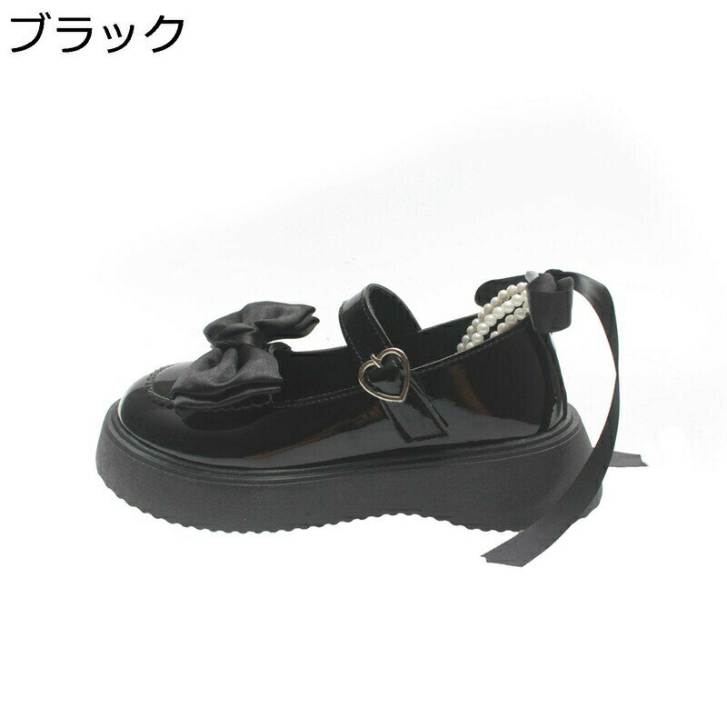 　　　 ◆◇◆人気の秘密◆◇◆ ?【可愛い】蝶結びがあるデザインで毎日のオシャレを楽しくしてくれます。ロリータファッションやコスプレ、普段使いにも。リボンがついているので、可愛さを兼ね備えたメイド靴。 ?【合わせやすい】ロリータ服にめっちゃ...