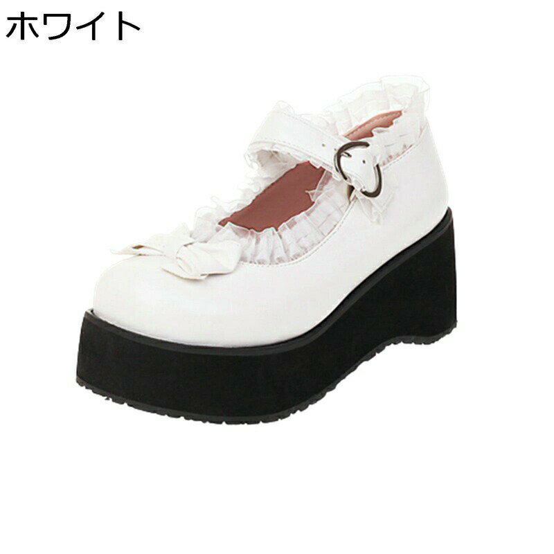 　　　 ◆◇◆人気の秘密◆◇◆ 【華やか】お嬢様の足元を、華やかに飾ってくれるお姫様シューズです。ロリータファッションにピッタリ!! 【可愛い】蝶結びがあるデザインで毎日のオシャレを楽しくしてくれます。ロリータファッションやコスプレ、普段使...