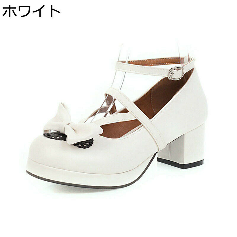 　　　 ◆◇◆人気の秘密◆◇◆ 【可愛い】蝶結びがあるデザインで毎日のオシャレを楽しくしてくれます。ロリータファッションやコスプレ、普段使いにも。リボンがついているので、可愛さを兼ね備えたメイド靴。 【PUレザー】靴に良く使われるPU合革、...