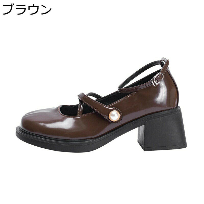 　　　 ◆◇◆人気の秘密◆◇◆ 【美脚ハイヒール】太目のヒールは安定感を保ちつつ、長時間歩いても疲れにくく歩きやすいです。約5.5cmのヒールを履くことで、自然と背筋が伸びで脚が長く見せられます。高いヒールでグッとスタイル良く見せてくれるオ...