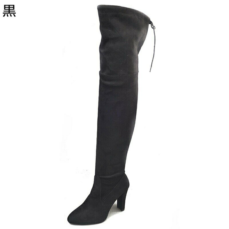 　　　 ◆◇◆人気の秘密◆◇◆ 【仕様】素材：Puレザー；ヒールの高さ: 8cm； ヒールのタイプ: 太ヒール；筒丈：約58cm； シンプルなデザインは、どんな服装にも合わせやすいです！ 【ニーハイブーツ】レッグラインを美しく魅せるニーハイ...