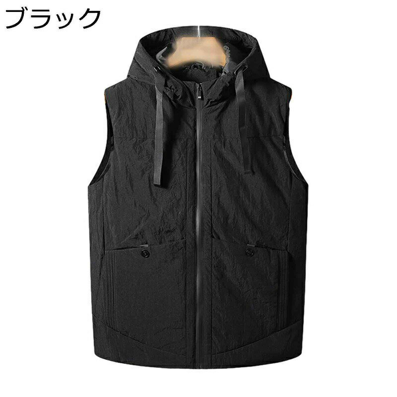 　　　 ◆◇◆人気の秘密◆◇◆ 【おしゃれでファッション】トレンドの欧米風メンズダウンベストです。タートルネックは寒い冬から首を守ることができます。小物や携帯などが入れられて、便利なサイドポケットもあります。背中のすそのゆるやかなラウンドカ...