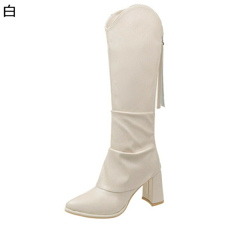 　　　 ◆◇◆人気の秘密◆◇◆ 筒丈：37cm ??美脚：女性らしく美しい足元を演出してくれるブーツ。すらっと伸びた7.5cmヒールが抜群のスタイルアップ効果を発揮してくれる1足。シンプルスタイルと綺麗めブーツでこれな感を出して。 ??シン...