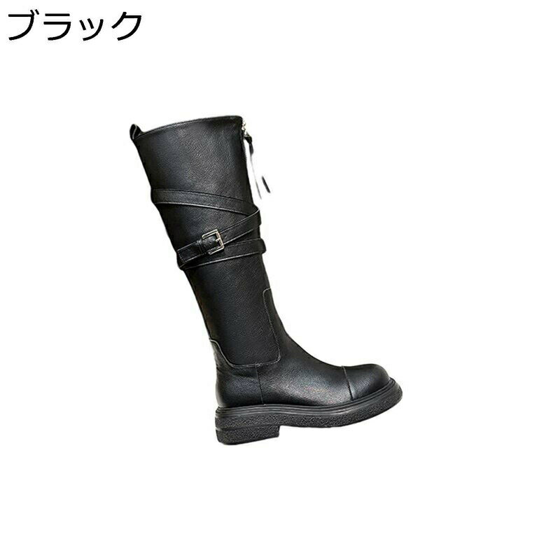 　　　 ◆◇◆人気の秘密◆◇◆ 【つま先が楽ちんなラウンドトゥ】つまさきの形が丸いから、指に優しい履き心地で、長時間歩いても痛くなりにくい優秀ロングブーツです。 【美脚・カッコイイ】美脚脚長でカッコイイ☆チャンキーヒールロングブーツ。日常と...