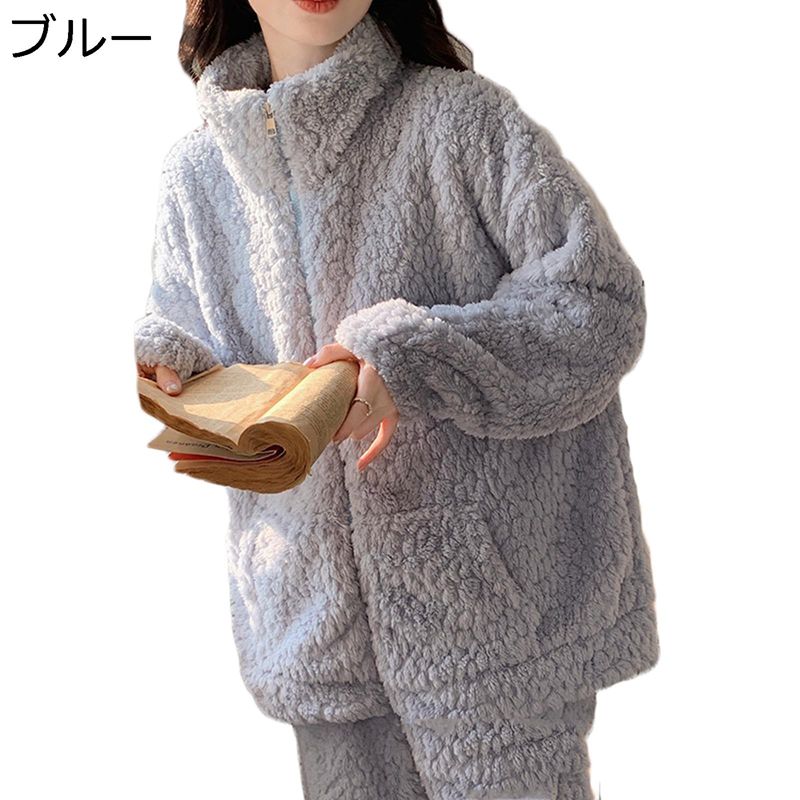 　　　 ◆◇◆人気の秘密◆◇◆ 【セット内容】2点セットパジャマです。寒い時低い温度にピッタリ、春秋冬に適用している。家ではパジャマにとして、外出の時カジュアルにしてもいい。 【フランネルで暖かい】ふわふわのフランネル素材で、柔らかな肌触り...