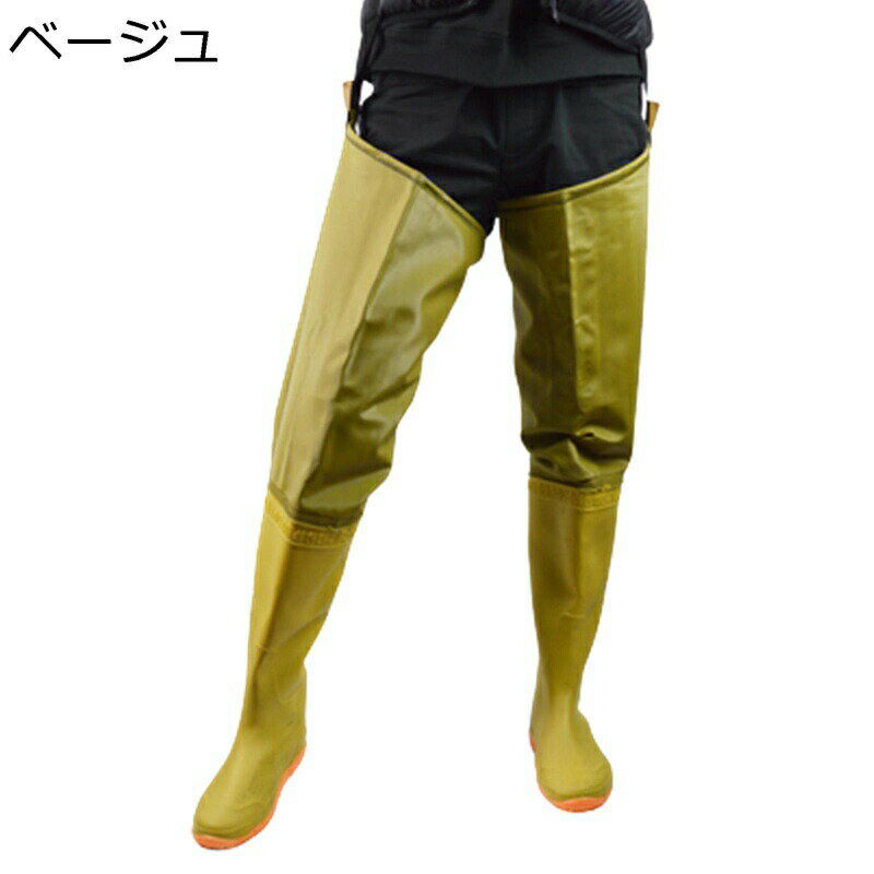 　　　 ◆◇◆人気の秘密◆◇◆ 【使用方法】 下から靴下を履くように履き、調整ベルトでズボンのベルトに通し着用します。 【特性】 ・完全防水仕様 ・強力熱溶着加工 ・ステッチ補強 ・長さ調節ベルト ・片手で止めれるワンタッチバックル ・水の...