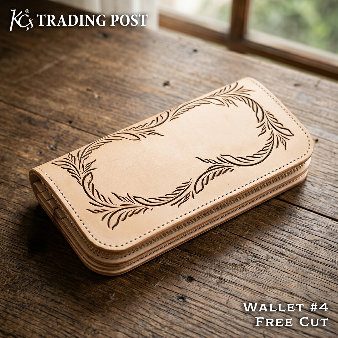 新商品一覧を見る ＞ カテゴリ一覧を見る ＞ &nbsp; KC,s ケーシーズ / ケイシイズ KC,s ウォレット #4 フリーカット 手彫りでカービングを施したシンプルな形のウォレットです。 カードポケットが11箇所、フリーポケットが...