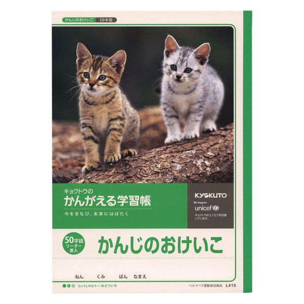 B5：横179×縦252mm漢字練習 B5 50字 10×5 十字(リーダー入)商品番号19685商品名学習ノートかんがえるノート　かんじのおけいこ50字詰めJAN4901470001480メーカー極東ノートメーカー品番L415
