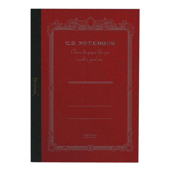 シルクのようになめらかな書き心地のハイエンド・ノート「Premium C.D. NOTEBOOK/プレミアムCDノートブック」です。本製品のために開発されたオリジナル筆記用紙「A.Silky 865 Premium」を使用し、万年筆でもボー...