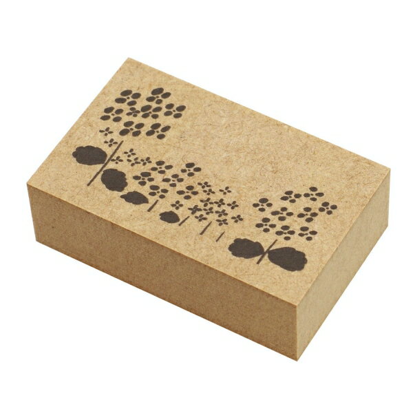 イラストレーターのナカノエミさんとスタンプマルシェさんのコラボ商品。「草花」をテーマにしたスタンプシリーズ。手帳やノートを手軽にかわいくデコレーションできるスタンプです。高品質のゴム素材を使用し、綺麗で鮮明な印字をお楽しみいただけます。サイ...