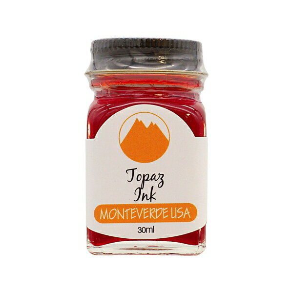 MONTEVERDEの手ごろなサイズで豊富なカラーバリエーションのミニボトルインクシリーズです。宝石(ジェムストーン)をイメージした透明感のあるカラーとコレクションしやすいサイズが魅力です。サイズ：縦=65mm　横=36mm　厚さ=36mm...