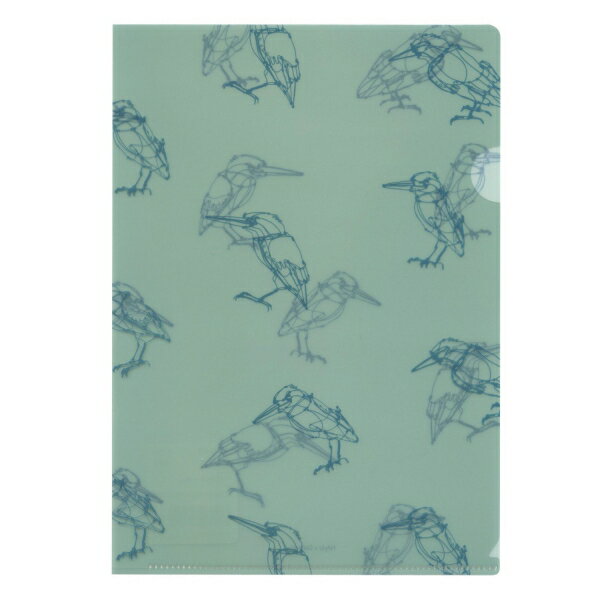 ワイヤーアート作家、HAyU(ハユ)氏の作品を配したクリアホルダーです。繊細なワイヤーアートを線画で表現し、様々な角度でランダムにクリアホルダーに配されています。?シンプルな1ポケットのクリアホルダーは、中に入れたものが少し透けて見えます。...