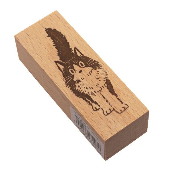 押すたびに仕上がりが変わるウッドスタンプは使う人の気持ちが伝わる温かさがあります。インクの色やかすれ具合などお気に入りの絵柄で楽しめます。70×25mmの付箋や、ロール付箋などに合うサイズの絵柄です。メモや連絡・見出しの枠などに使えます。素...