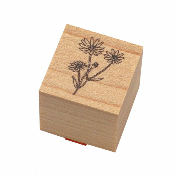 繊細で優しいタッチのイラストが、品の良い印象を与えてくれるゴムスタンプです。手紙デコやアルバムのアレンジに便利です。サイズ：縦=20mm　横=20mm　厚さ=24mm商品色傾向：ベージュ イラスト表紙パターン：その他花柄商品番号164363...