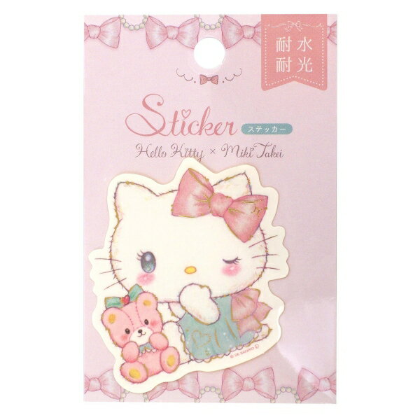 イラストレーター「たけいみき」さんとサンリオキャラクターがコラボしたシールです。耐水・耐光性でさまざまな使い方ができます。サイズ：縦=10mm　横=65mm　商品色傾向：ピンク イラスト表紙パターン：キャラクターキャラクター名：ハローキティ...