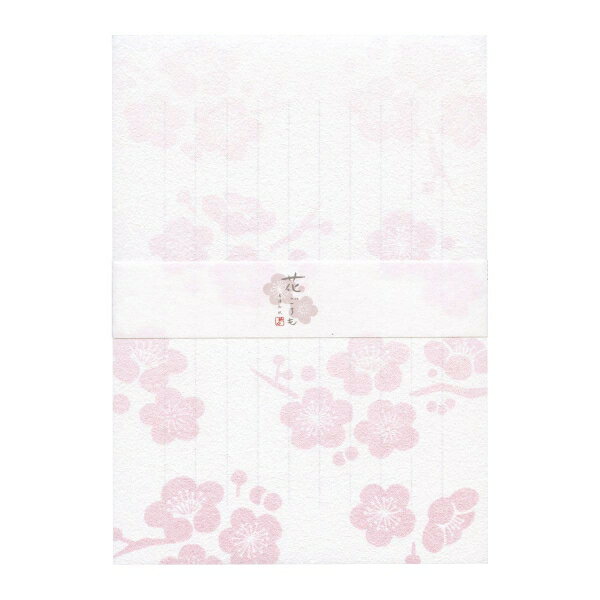 美しい日本の花を、薄い衣でそっと包んだような優しい雰囲気のシリーズ「花ごろも」の便せんです。美濃和紙の中でもレースのような水滴模様が美しい落水紙を使用、上品でやわらかな風合いです。20枚綴りサイズ：縦=210mm　横=148mm　商品色傾向...