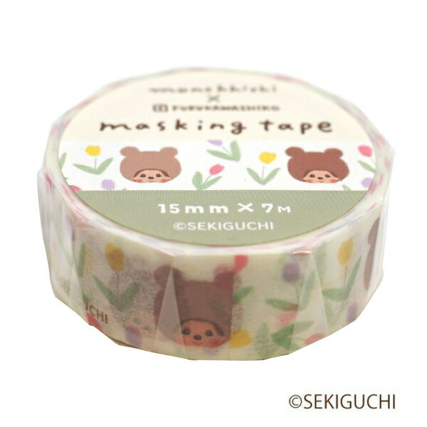 1974年に誕生し世代を超えて愛され続ける「モンチッチ」が古川紙工さんのイラスト描き起こしで大人かわいいステーショナリーになりました!モンチッチがコロコロ並んだキュートなますきんぐテープです。他アイテムと一緒にデコレーション素材としてお楽し...