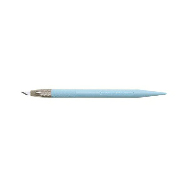 アートワークや切り絵などの繊細な作業に最適なカッターです。●本体色:ブルー●全長:142mm●材質:本体=PP●30°，45°替刃各5枚付商品番号146354商品名デザインカッター【本体色:ブルー】JAN4904011014888メーカーエ...