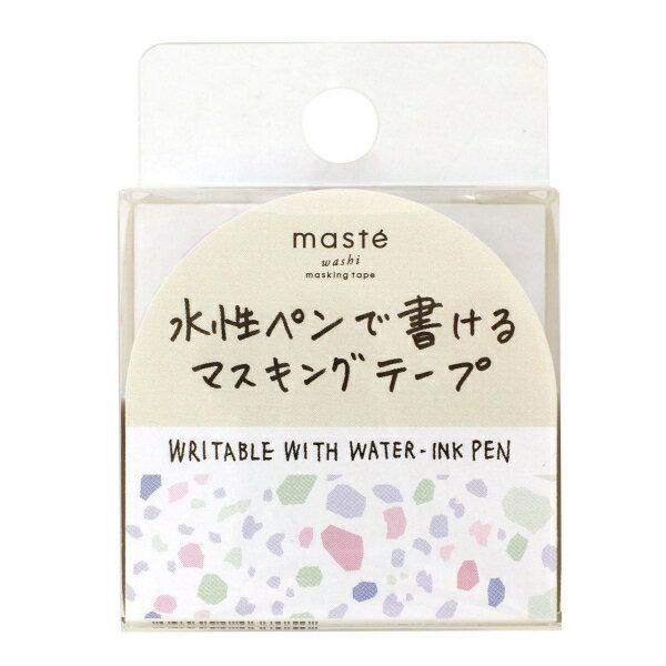 普段使いの水性ペンで書きこみができるマスキングテープです。従来のマスキングテープは、水性ペンのインクをはじいてしまうのですが、このマステはテープ表面に筆記性を高める加工が施されているため、水性ペンや消せるボールペンでも文字を書くことができま...
