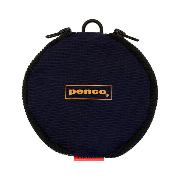 2つのポケットが便利な丸型のファスナーパース！！penco(ペンコ)の丸型ファスナーパースです。両サイドにそれぞれ独立したポケットがついているので、小銭やカード、小物など分けて収納することができます。Dカンが付いているので、コードストラップ...