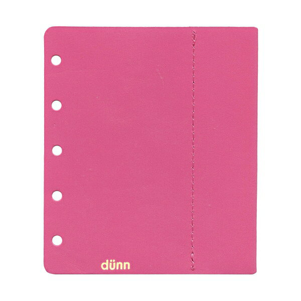 ミニ5サイズのシステム手帳用アクセサリーシリーズのペンホルダー付下敷きです。ミニ万年筆も収納できる太めのペンホルダーです。dunnで使用している革は約0.5mmと極薄に漉かれています。革の表面である銀面を残すことで、上質な手触りと耐久性を残...