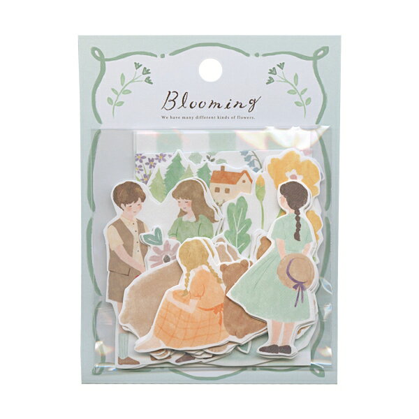 絵本の一場面のようなイラストシールです。明るい色合いの水彩タッチで、やさしい雰囲気に仕上がっています。ピースにバリエーションがあり組み合わせ次第で様々なデコを楽しんでいただけます。・シール素材:上質紙・シール内容:12柄×各4枚(計48枚)...