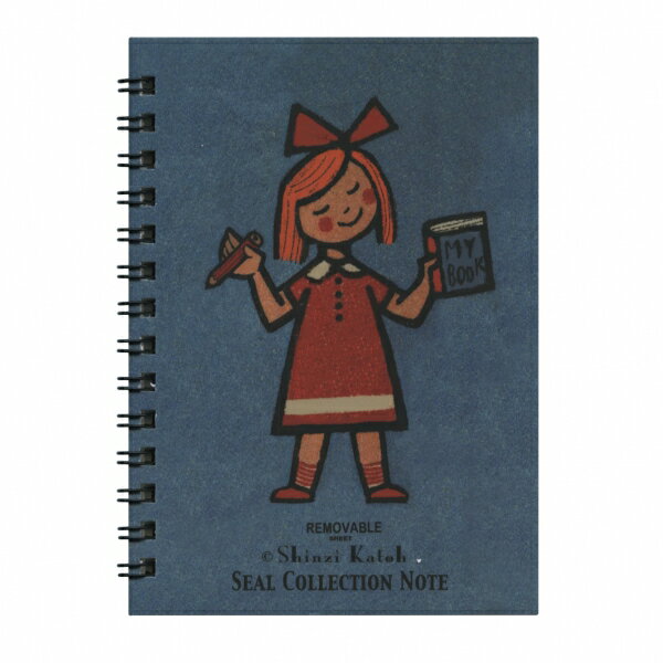 お気に入りのシールやマスキングテープをコレクション。雑貨デザイナー×絵本作家Shinzi Katohデザインのシール帳です。シール台紙に特殊な加工がしてありお気に入りのシールを貼って剥がして持ち歩くことが可能です。全ページ5ミリ間隔でドット...