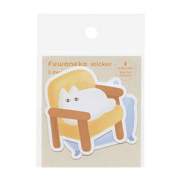 ふんわりした優しいタッチで描かれたねこのステッカー2柄セットです。食べ物に擬態化したり、ネコハラしたり。自由でかわいいねこたちが集合しました。スマホケースに貼りやすいサイズで、水や汚れに強いラミネート加工が施されています。サイズ：縦=72m...