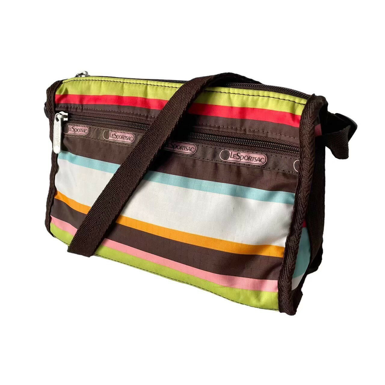 LeSportsac レスポートサック ショルダーバッグ 斜め掛け ナイロン マルチカラー ■商品情報■ ●タイトル　LeSportsac レスポートサック ショルダーバッグ 斜め掛け ナイロン マルチカラー ●メーカー　LeSportsa...