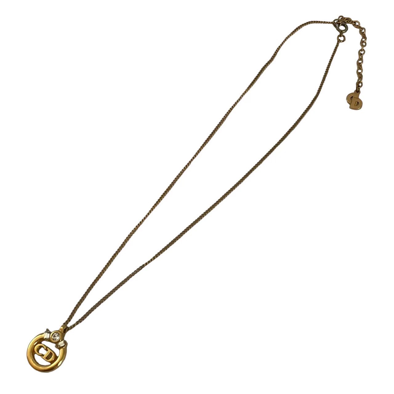 Christian Dior クリスチャン ディオール ネックレス ペンダント ヴィンテージ ゴールド ラインストーン ■商品情報■ ●タイトル　Christian Dior クリスチャン ディオール ネックレス ペンダント ヴィンテージ ...