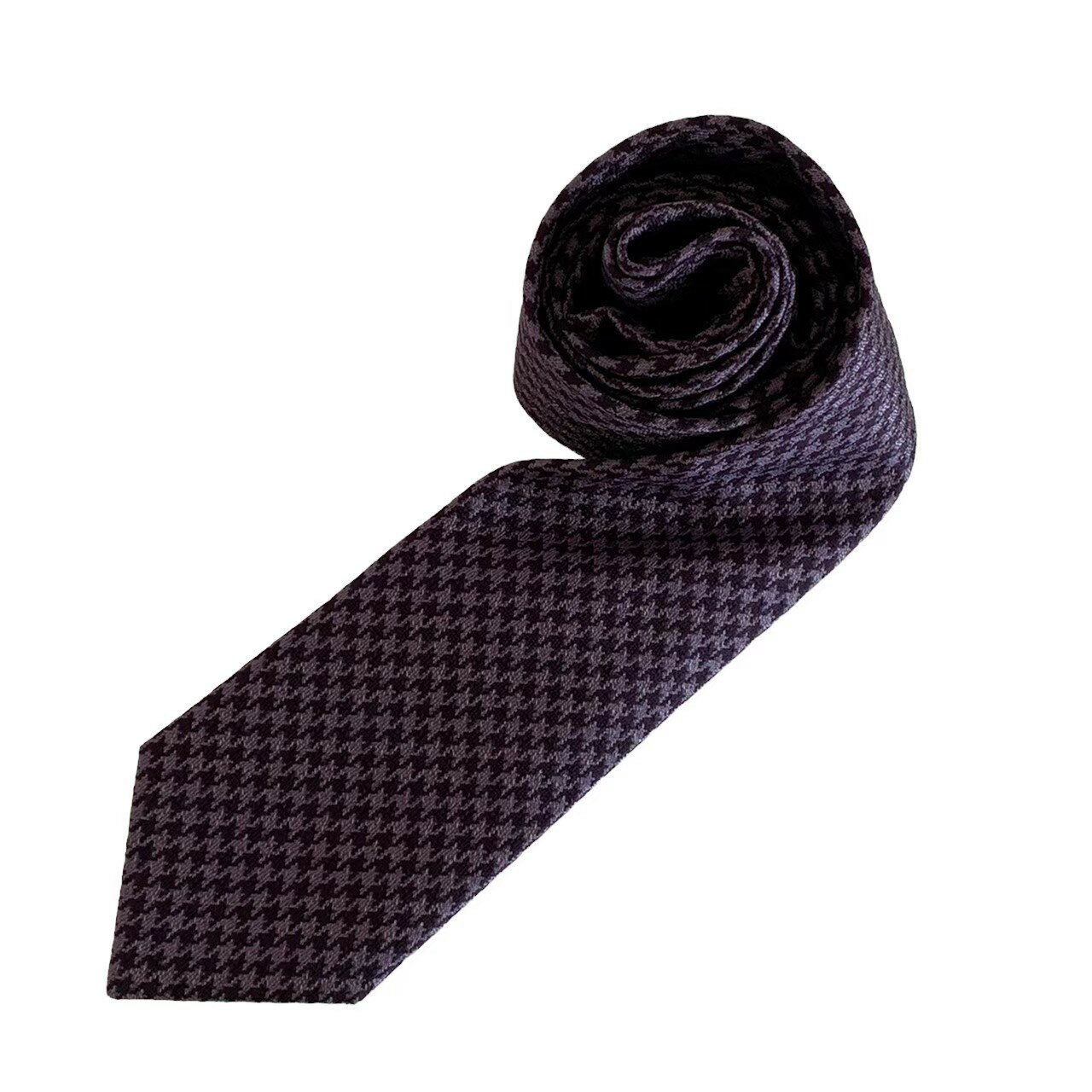 Nicky UNITED ARROWS ニッキー ユナイテッドアローズ ネクタイ ブランド 小物 スーツ ファッション ビジネス パープル 千鳥格子 シルク 絹 紳士 メンズ ■商品情報■ ●タイトル　Nicky UNITED ARROWS...