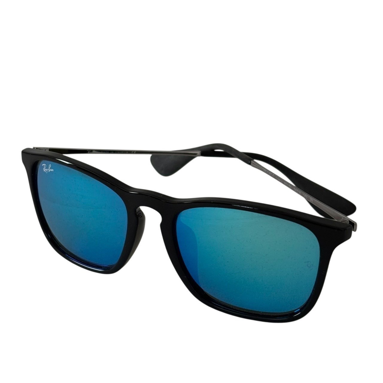 Ray-Ban レイバン RB4187-F 601/55 54□18 145 サングラス アイウェア アクセサリー ミラーレンズ プラスチック ブルー ブラック 度有 メンズファッション ファッション小物 サングラス ■商品情報■ ●タイト...