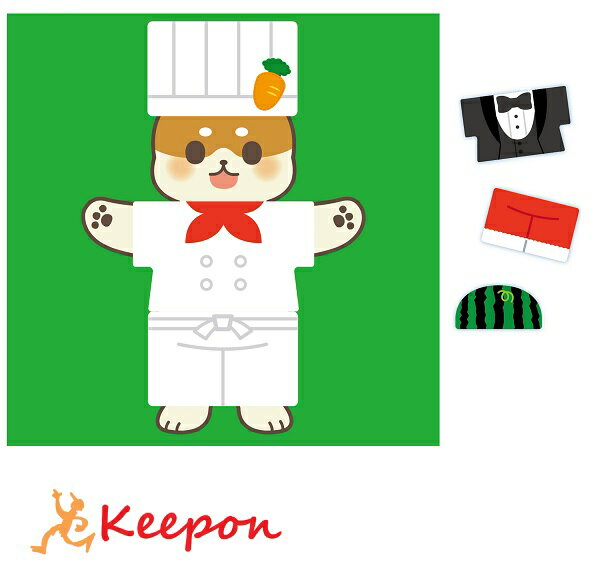 4つの形に沿って描かれたファッションアイテムを組み合わせてコーディネートを作るゲームです。 カードを使った記憶ゲームでも遊べます。 セット内容 きせかえシート×4 指示カード台紙×1 服カード台紙×2 サイズ/きせかえシート：160×160...