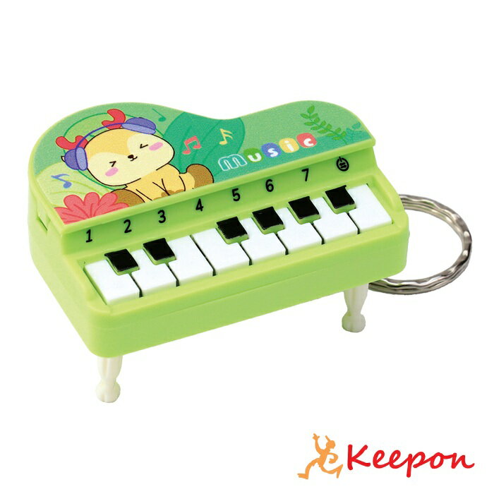 19種類のメロディを内蔵！光った鍵盤を押して楽しく演奏しよう！ 光る鍵盤を押して演奏が楽しめるミニサイズのキーボード玩具です。メロディ19曲と、光った順番を覚えるゲームモードで飽きずに遊べます。キーホルダー付きで持ち歩きやすく、足を立てれば...