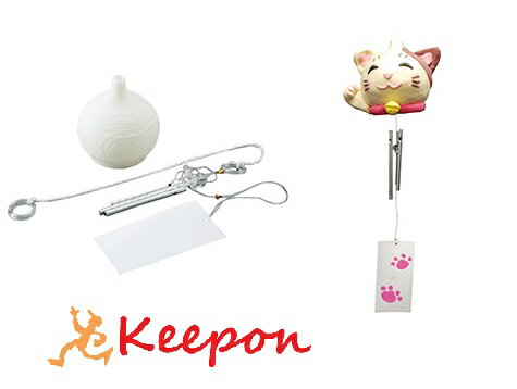 芯材：約φ80×80mm 材質：PE ●チャイムセット付粘土を貼り付けるだけで簡単にふうりんが作れます！