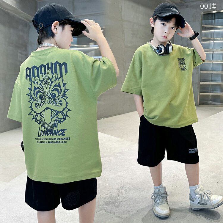 ファッション 男の子 上下セット 子供セット セットアップ 可愛い tシャツ パンツ 夏服 ショートパンツ ジュニア カジュアル パンツセット ジャージ かっこいい 子供 普段着 120 130 140 150 160 170cm 夏 送料...