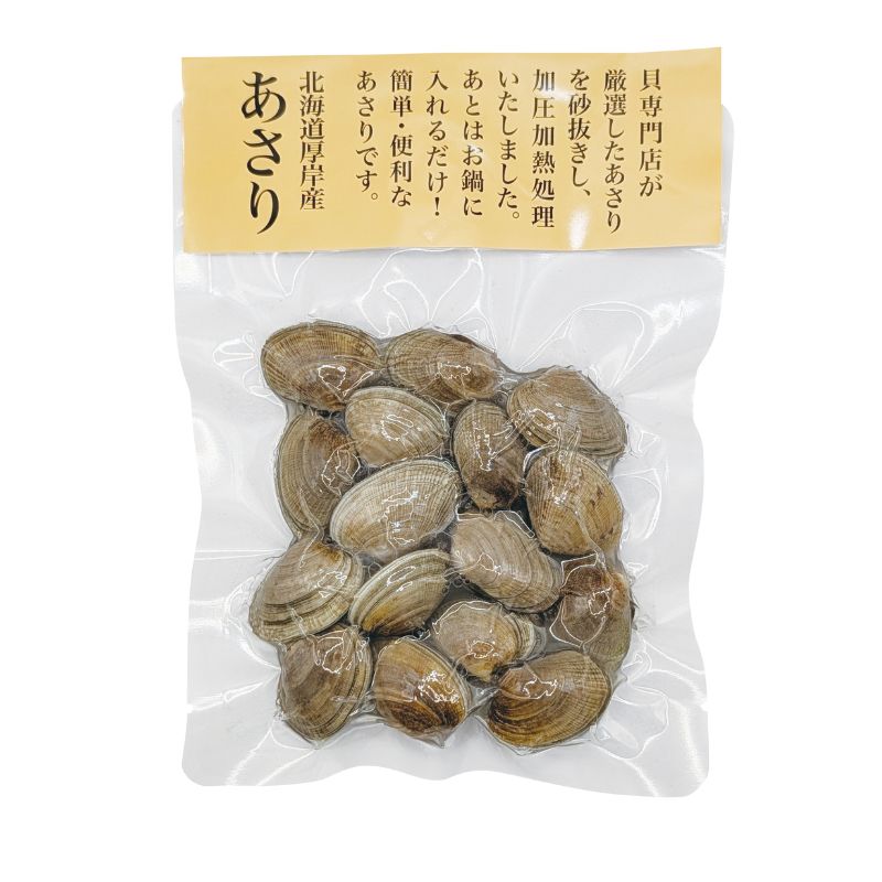 ★ 商品名 あさり(北海道厚岸産)レトルト 内容量 150g 商品説明 北海道厚岸産大粒殻付 砂抜き・加熱済みで便利 身入りがよくふっくら肉厚 ■貝専門店が厳選 ■みそ汁や酒蒸し、パスタなどに 原材料 あさり(北海道厚岸) 栄養成分 100...