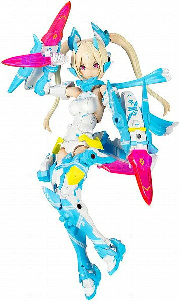 「美少女×メカニック」新シリーズ『メガミデバイス』最新作! 「朱羅 忍者 蒼衣(あすら にんじゃ あおい)」!! 可動美少女素体にウェポンやアーマーを装着して楽しむ組み立て式プラモデルシリーズです。 素体は浅井真紀氏による新設計素体マシニー...