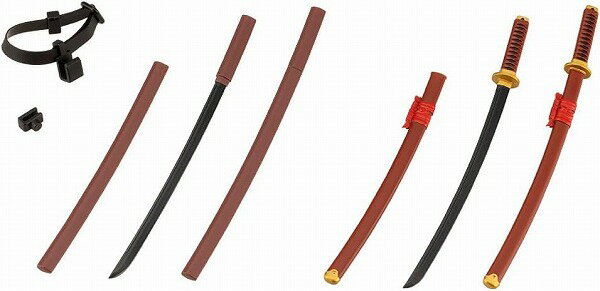 人気のウェポンユニットシリーズ日本刀2が刀身を黒く染め登場! 通常の日本刀2から成型色を一新。メタリックブラックで刀身を塗装しています。 「無限邂逅メガロマリア」や「アルカナディア」などキャラクタープラモのスケール感に合わせたサイズ感とディ...