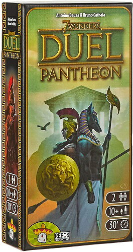 「7 Wonders／世界の七不思議」シリーズの2人用独立型ゲーム「世界の七不思議：デュエル」の拡張セットが登場。 この拡張セット「パンテオン」を加えることで、プレイヤーは強大な神々に祈りを捧げ、その力から利益を得ることができます。 プレイ...
