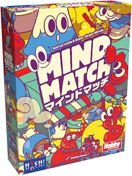 親がお題から連想した言葉を推理するパーティーワードゲーム「マインドマッチ」の日本語版。 「マインドマッチ」では、プレイヤーのうち1人が「送信者」、残りが「受信者」となります。 受信者は送信者が連想した言葉を当てることが、送信者は連想した言葉...