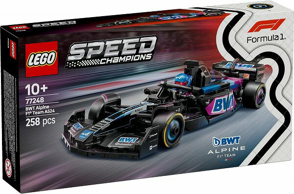 レゴスピードチャンピオン BWT Alpine F1 Team A524 レースカー（77248）は、10才以上のレースファンが憧れのF1サーキットを想像しながら組み立てとごっこ遊びを楽しめるモデルセットです。2024年F1世界選手権で激戦...