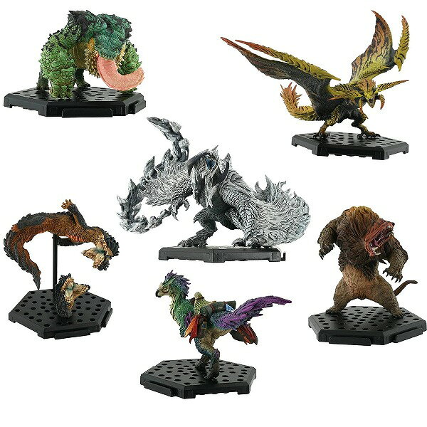 『モンスターハンターワイルズ』のメインモンスター「アルシュベルド」、隔ての砂原、その生態系の頂点に君臨する「レ・ダウ」が立体化！作中の屈強な姿をCFBクオリティで再現した「チャタカブラ」や本作で特に印象的な「セクレト」に加え「ドシャグマ」は...