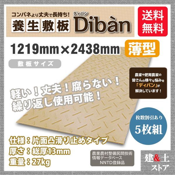 ■特長 　●農業農村設備民間技術情報データベース NNTD登録品。 　●ぬかるみ走行に！田んぼやハウス内、畑のぬかるみに敷けば、トラックや台車がスムーズに走行できます。 　●持ち運び楽々！薄型3×6尺サイズなら15kg、4×6尺サイズなら2...
