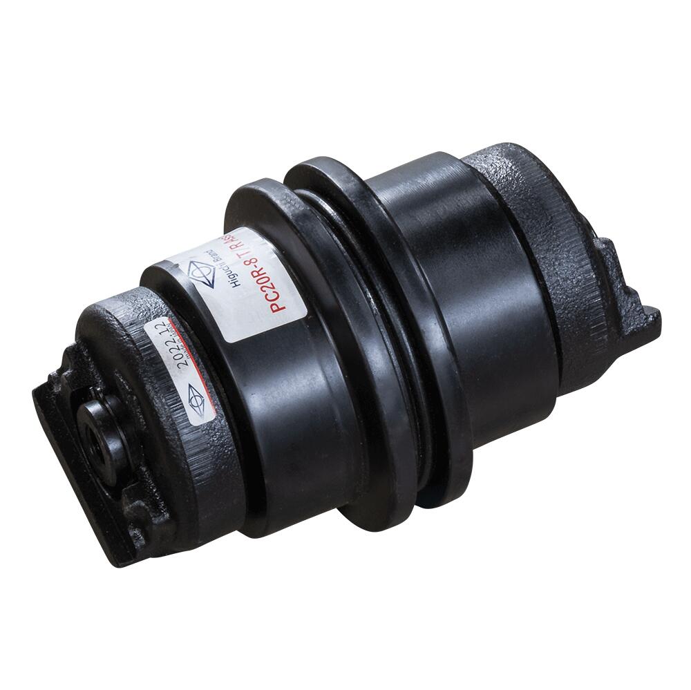 トラックローラー (下部ローラー） 機種 :コマツ PC20UU-5 適用号機（シリアル番号）:#15001- 適用 : サイズ : ローラー外径108φ 取り付け用のボルト・ワッシャー付です。（一部の商品を除く） 1台分は 6個必要です。...